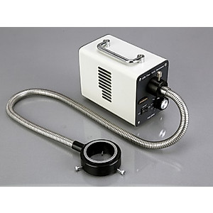 AmScope LED-50WYR 50W LED Fiber Optic O-Y Light Microscope Illuminator