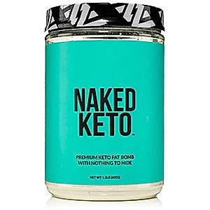 Naked Keto - Premium Keto Fat Bomb Powder - Unflavored - Only Two Ingredients – Gluten-Free, Soy Free Keto Supplement with no GMOs and No Artificial Sweeteners – 1.3 LB