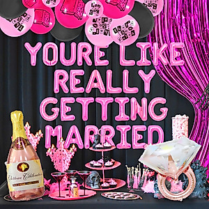 LaVenty Youre Like Really Getting Married Balloons Mean Girls Bachelorette Decoration Burn Book Decoration Mean Girls Bridal Shower Decoration Balloons
