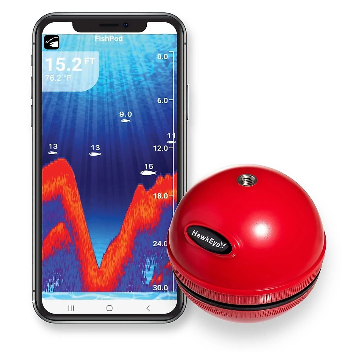 HawkEye FishPod® 5X Bluetooth Fishfinder