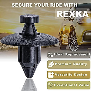 Rexka 10 pcs Bumper Cover Fender Liner Trunk Trim Panel Push-Type Retainer Clip for Volvo 3541113 940 960 C30 C70 S40 S60 S60L S80 S90 V50 V60 V70 V90 XC40 XC60 XC70 XC90