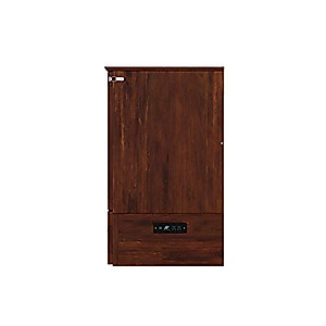 AFI Southampton Murphy Bed Chest with Charging Station, Twin XL, Walnut