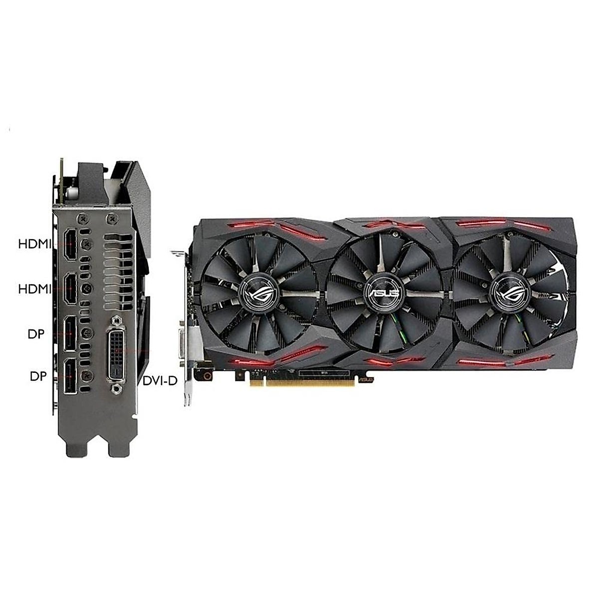 ASUS ROG-STRIX-GTX1080TI-O11G-GAMING GeForce 11GB OC Edition VR Ready 5K HD Gaming HDMI DisplayPort DVI Overclocked PC GDDR5X Graphics Card