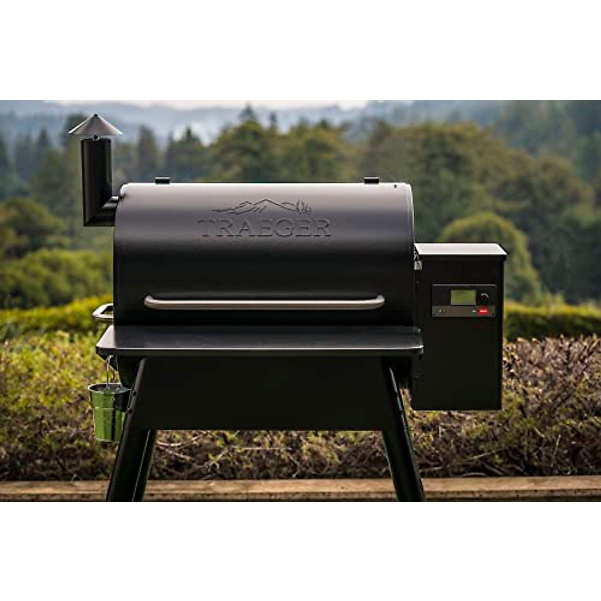 Traeger Pellet Grills BAC442 Pro 780 Ironwood 885 Folding Front Shelf, Large, Black