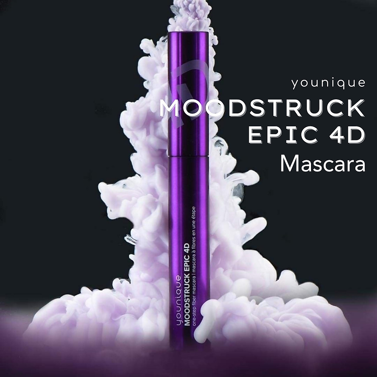 Younique MOODSTRUCK EPIC 4D Fiber Lash Mascara | 7 ml | Long Lasting Mascara Black Volume and Length, Lengthening, Thickening, Fuller Lashes Amplify Smudge-Proof Eyelash Mascara, Makeup