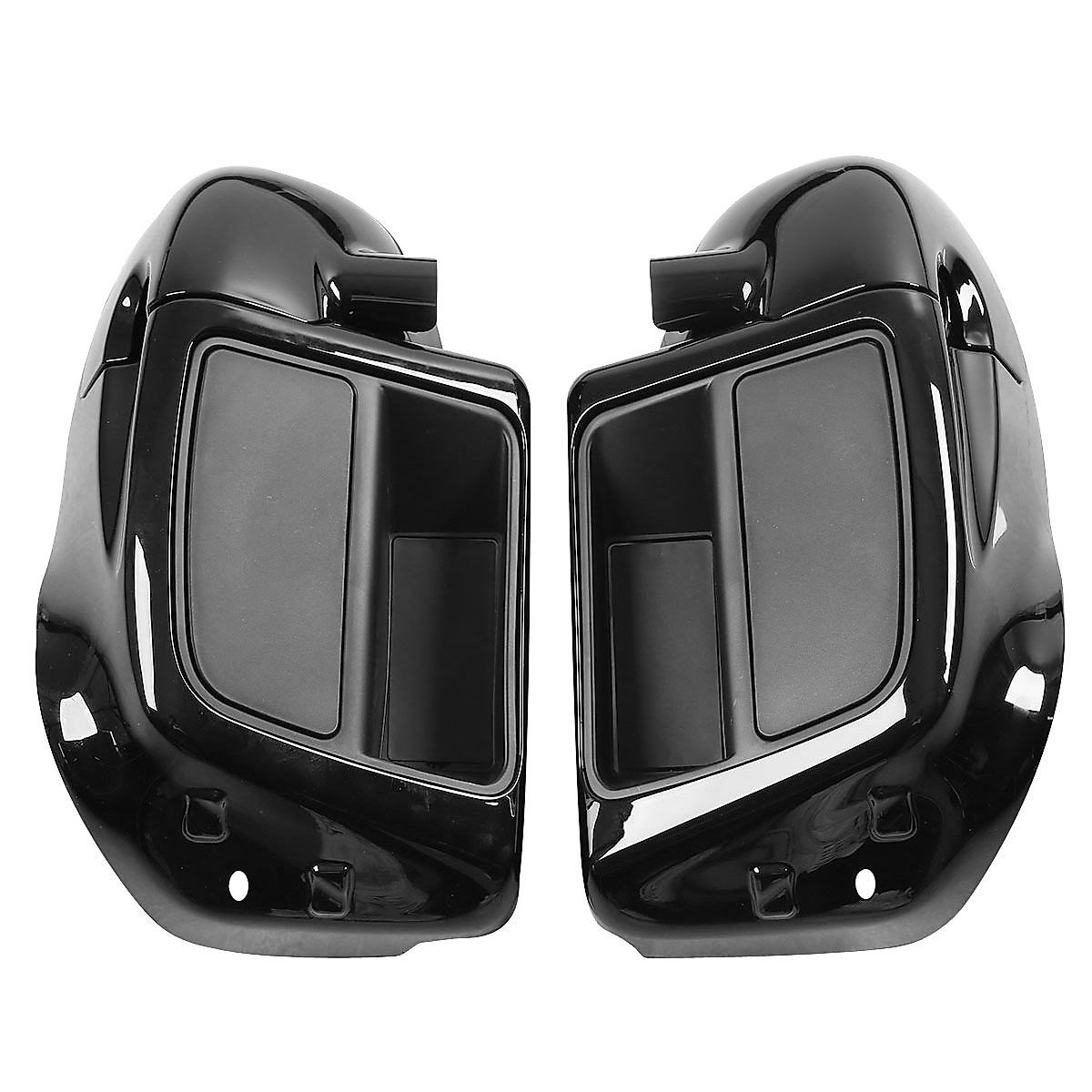 XMT-MOTO Lower Vented Leg Fairing Glove Box For Harley Touring Road King, Street Glide,Road Glide, Electra Glide, org equipment on FLHTCU 2014-later
