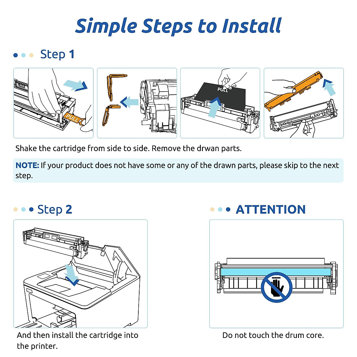 INK E-SALE 2PK Compatible Toner Replacement for HP 410A 410X CF410A Toner Cartridge Black Ink for HP Color Pro MFP M477fnw M477fdw M477fdn M452dn M452dw M452nw M377dw Printer