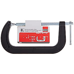 BESSEY CM80 Drop Forged, C-Clamp, 8 In.,Black