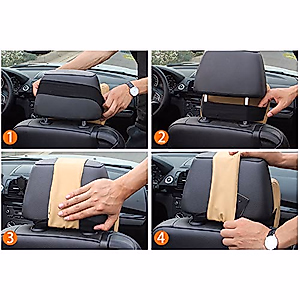 Car Neck Cushion for Driving,Car Seat Neck Pillow, Headrest Cushion for Neck Pain Relief & Cervical Support,Car Seat Headrest Neck Rest Cushion 3D Memory Foam Soft Breathable Seat Headrest Pad