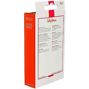 Sally Hansen Hard As Nails Strengthener Clear 0.45 Ounce (13.3ml) (3 Pack)