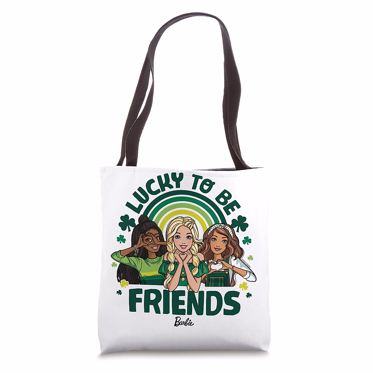 Barbie - St. Patrick's Day Lucky To Be Friends Group Tote Bag