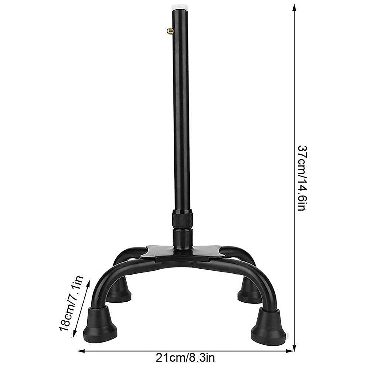 Folding Cane seat Lightweight Three-Legged Walking Stick Height Adjustable with Crutch Chair/Stool seat for Disabled Elderly Everything is fine