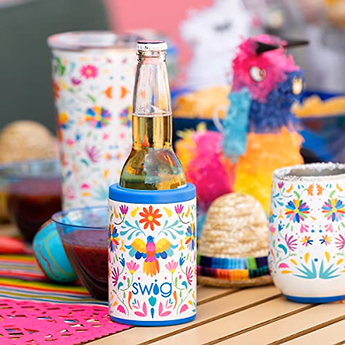 Swig Life Standard Can + Bottle Cooler, Stainless Steel, Dishwasher Safe, Triple Insulated Can Sleeve for Standard Size 12oz Cans or Bottles (Blacksmith)