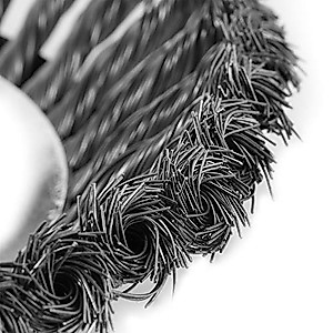 8-inch Machine Parts for Grass Trimmer Grass Wheel Steel Wire Round Edge Manganese Steel Garden Lawn Machine Parts Machine Accessories for Gardengard