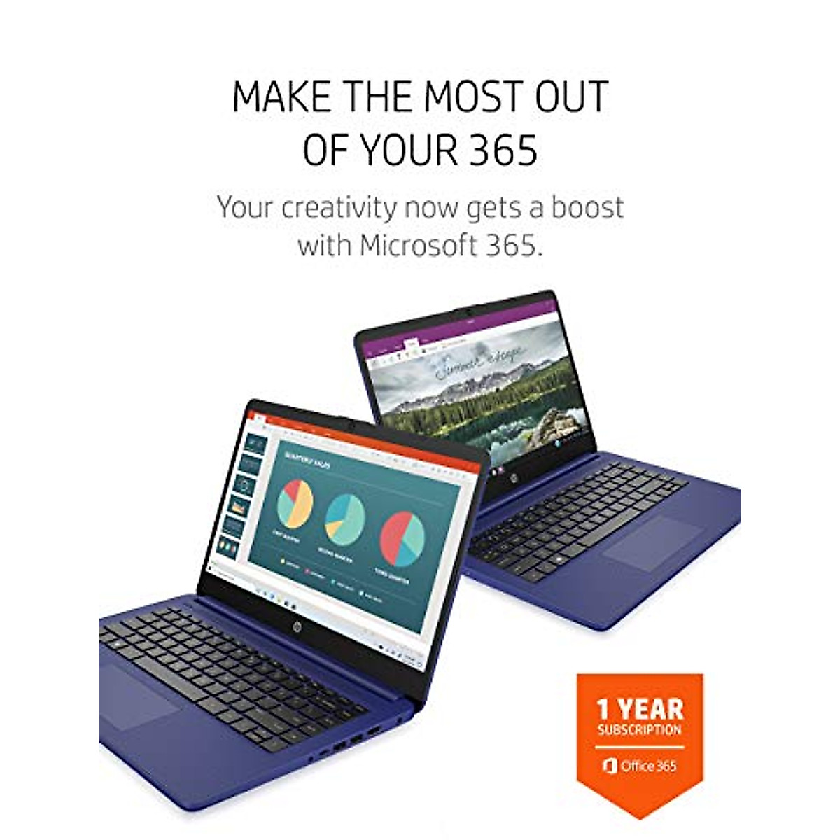 HP 14 Laptop, AMD 3020e, 4 GB RAM, 64 GB eMMC Storage, 14-inch HD Display, Windows 10 Home in S Mode, Long Battery Life, Microsoft 365, (14-fq0010nr, 2020)