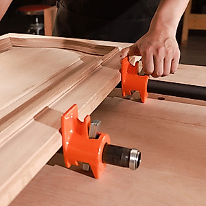 PONY 2-Pack 50 Wood Gluing Pipe Clamp Fixture for 3/4 Inch Black Pipe