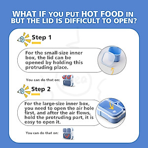 Genteen Bento Box for Kids, Toddler Lunch Box for Daycare Small Kids Snack Containers with Lids Portion Control Containers for Toddler Kids Girls Boys Leak-proof Set BPA Free