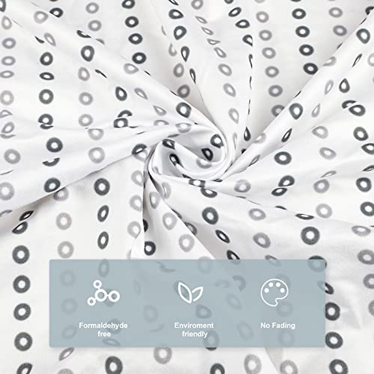 MOEMOE BABY Waterproof Crib Mattress Sheets 2 Pack Fitted Crib Sheets Toddler Bed Sheets Soft & Breathable Crib Mattress Cover Set for Baby Girls and boys