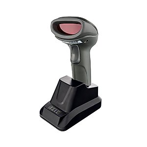 LS-PRO 2D QR wireless Bluetooth Barcode Scanner with USB Cradle Receiver Charging Base handheld 1D/2D Data matrix PDF417 image reader 100 ft Transmission Range long-life Battery 2200mA,1 Year Warranty