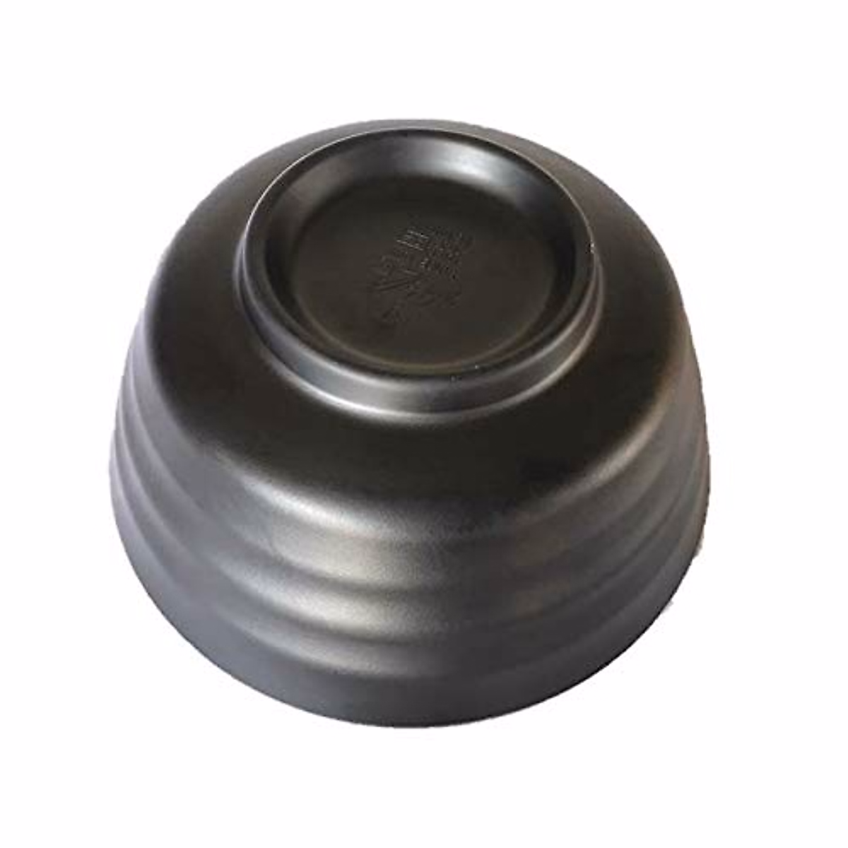 Lucky Star Melamine Round Bowls Set Ramen Vietnam Pho Noodles Soup Bowls, 6-3/4“ dia. X 3-1/4” H, Capacity: 32 oz, Black (16)