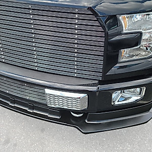 ECOTRIC Pair Chrome Tow Hooks Compatible With 2009-2019 Ford F150 with Mounting Hardware Replacement for FL3Z-17N808-A| FL3Z17N808A 2 pcs