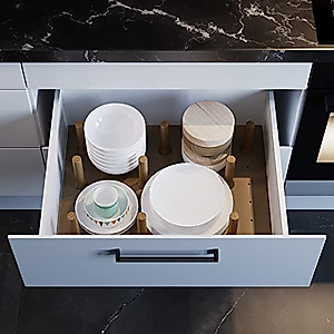 Dowell 24" x 21" Drawer Organizer Wood Peg Board - 9Pegs