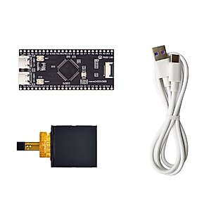 nanoCH32V305 Development Board WCH RISC-V Dual Type-C Interface USB2.0 High Speed LCD Interface SD Card Slot Open Source (nanoCH32V305+ Type-C Cable+Screen)