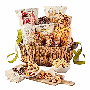 Harry & David Snack Lovers Gift Basket, Snack Gift Basket, Sweet And Salty Treats, Care Package