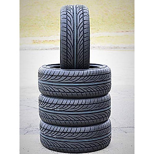 Set of 4 (FOUR) Forceum Hena All-Season High Performance Radial Tires-235/45R17 235/45ZR17 235/45/17 235/45-17 97W Load Range XL 4-Ply BSW Black Side Wall