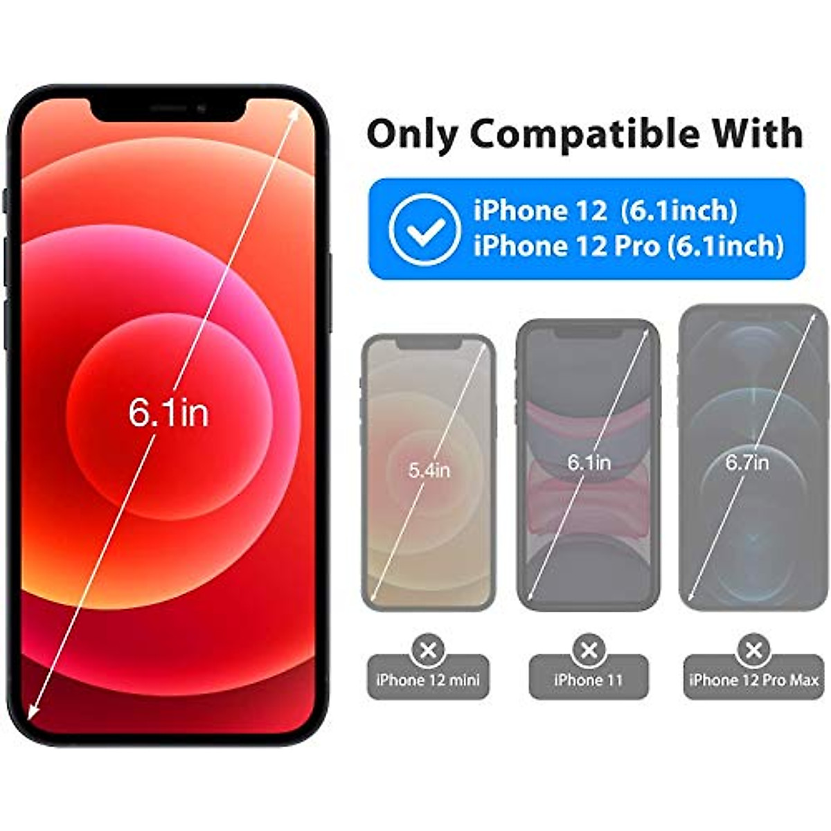 ZVEdeng Wallet Case for iPhone 12, iPhone 12 Pro Zipper Wallet Card Holder Case Crossbody Chain Strap Leather Handbag for Women Shockproof Case for iPhone 12/12 Pro 6.1'' Lizard Skin Apricot