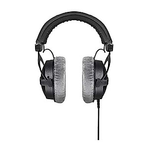 beyerdynamic DT 770 PRO 80 Ohm Over-Ear Studio Headphones (Black) Bundle with Hard Shell Headphone Case (2 Items)
