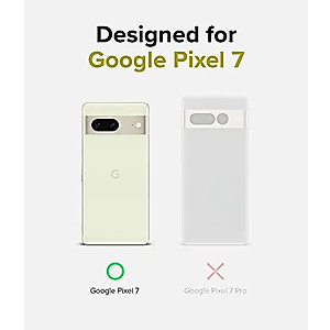 Ringke Fusion [Anti-Fingerprint Technology] Compatible with Google Pixel 7 Case 5G, Protective Sturdy Back Shockproof TPU Bumper Translucent Smudge Proof Cover for Women, Men - Matte Clear