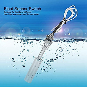 Liquid Level Sensor, YZ-SUS304 (A Section) DC0-110V Liquid Level Sensor Stainless Steel Side Mounted Duckbill Switch for Controlling Water Dispenser Water Heater