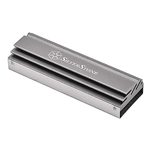 SilverStone Technology TP04 Aluminum Alloy M.2 SSD Cooling kit, TAA Compliant