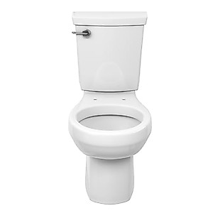 American Standard 288DA114.020 H2Optimum Two-Piece Toilet, Round Front, Standard Height, White, 1.1 gpf