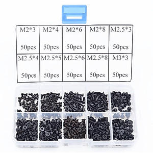 RION TECH 500 pcs Laptop Notebook Computer Screw Kit Set for IBM HP Dell Lenovo Samsung Sony Toshiba Gateway Acer