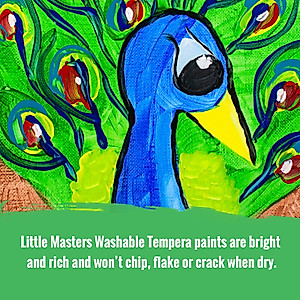 Handy Art Little Masters Washable Tempera Paint, Gallon, Yellow,214-710 128 fl Oz (Pack of 1)