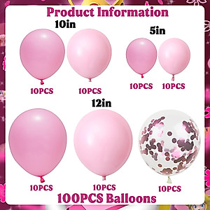 Princess Peach Birthday Party Supplies, Princess Peach Theme Party Decorations, Princess Peach Theme Party Favors Include Garland Arch Kit, Foil Balloon, Backdrop, Tablecloth