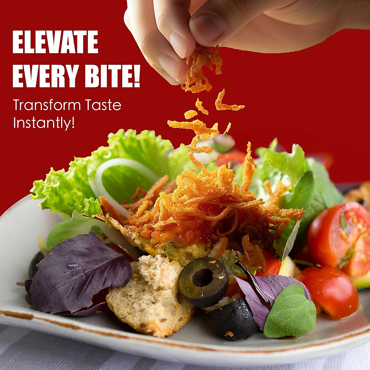 Flying Horse Crispy Fried Red Onion (Hanh Phi) – 16 oz (1 lb) | Golden Brown, Crunchy & Aromatic | Authentic Asian-Style Onion Topping for Noodles, Soups, Stir-Fries, Salads & More