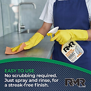 RMR - Xtreme Soap Scum Remover, Fast-Acting, No-Scrub Bathroom Cleaner for Soap Scum, Calcium, Hard Water, Limescale, and Shower Tile Residue, Bleach-Free, 30-Fluid Ounce Spray Bottle