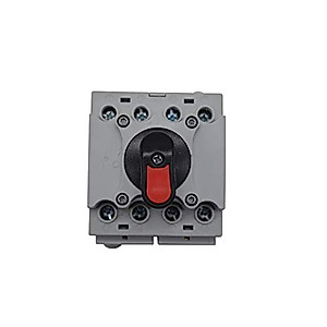 Solar DC Isolator Switch 1000V/32A PV DC Battery Disconnect Switch for RVs, Residential, Commercial Solar Installations, Inverter Box, On/Off-Grid Solar Power Grid Systems