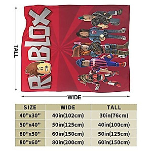 Ultra Soft Micro Fleece Blanket Home Decor for Living Room Bedroom Couch Sofa Chair Light Weight Anti-Pilling Throw Blanket 50"X40"