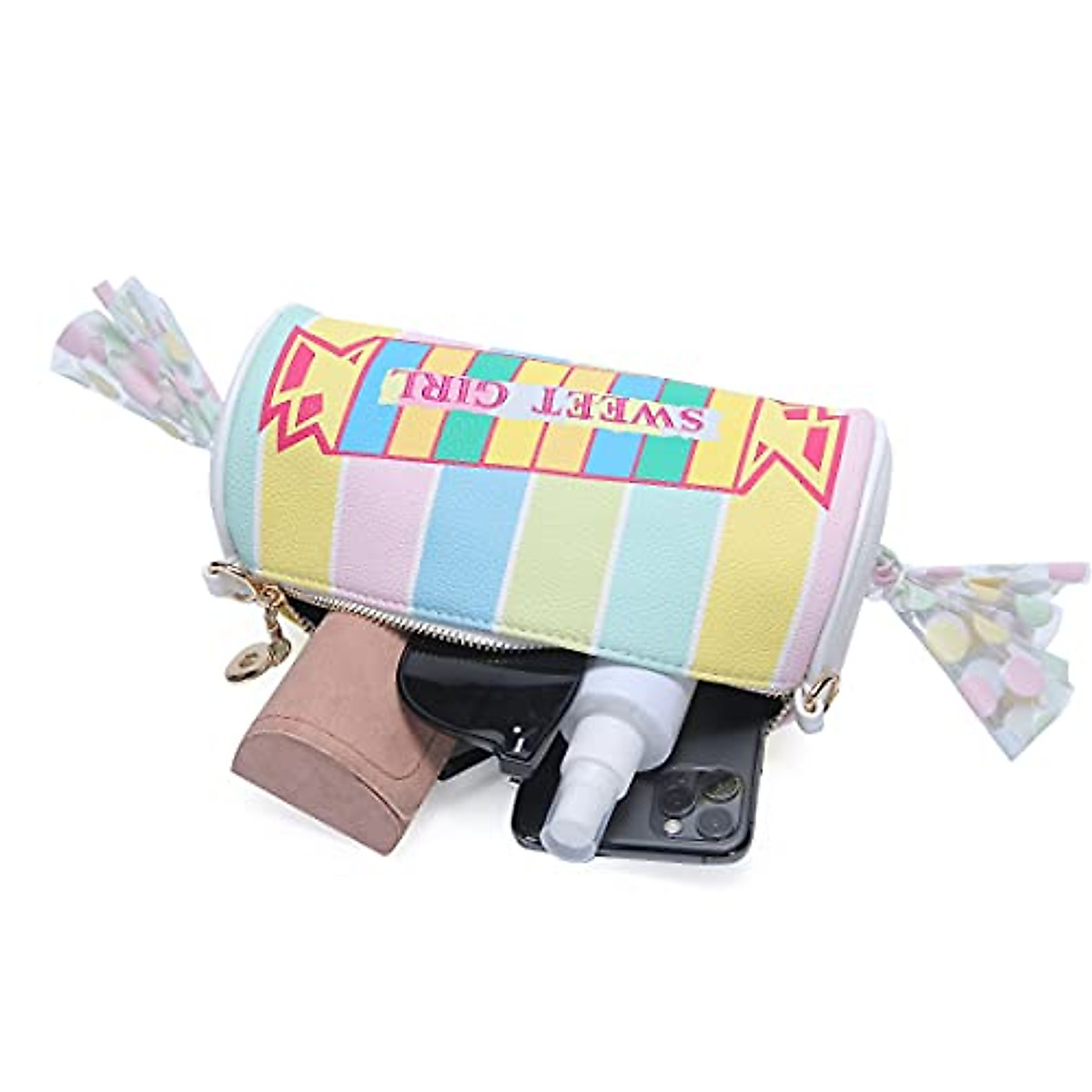 Kawaii purse Sweet candy Shaped shoulder crossbody message bag