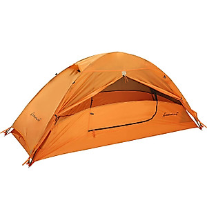 Clostnature 1-Person Tent for Backpacking - Ultralight One Person Backpacking Tent, Hiking Tent for One Man, Solo, Single Person with Tri-Beam Aluminium Stakes