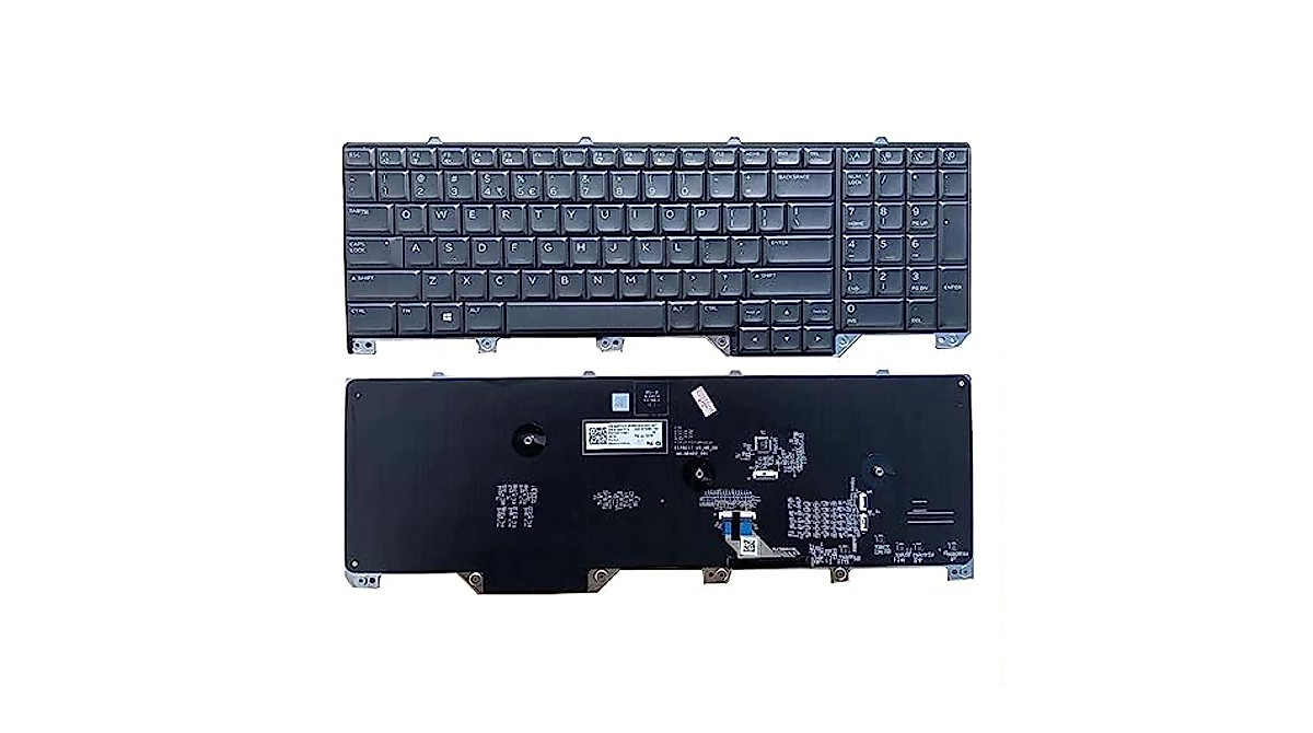 Laptop Keyboard Compatible with Dell Alienware 17 R5 P38E Area-51m A51m ...