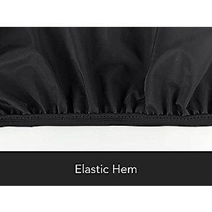 Covermates Chiminea Cover - Light Weight Material, Weather Resistant, Elastic Hem, Grill and Heating-Black