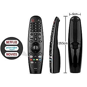 Universal Remote Control for LG Smart TV Magic, AKB75855501 Remote Replacement AN-MR20GA AN-MR600G AN-MR650G ANMR650A ANMR600 AN-MR650B AN-MR19BA AN-MR18BA etc.