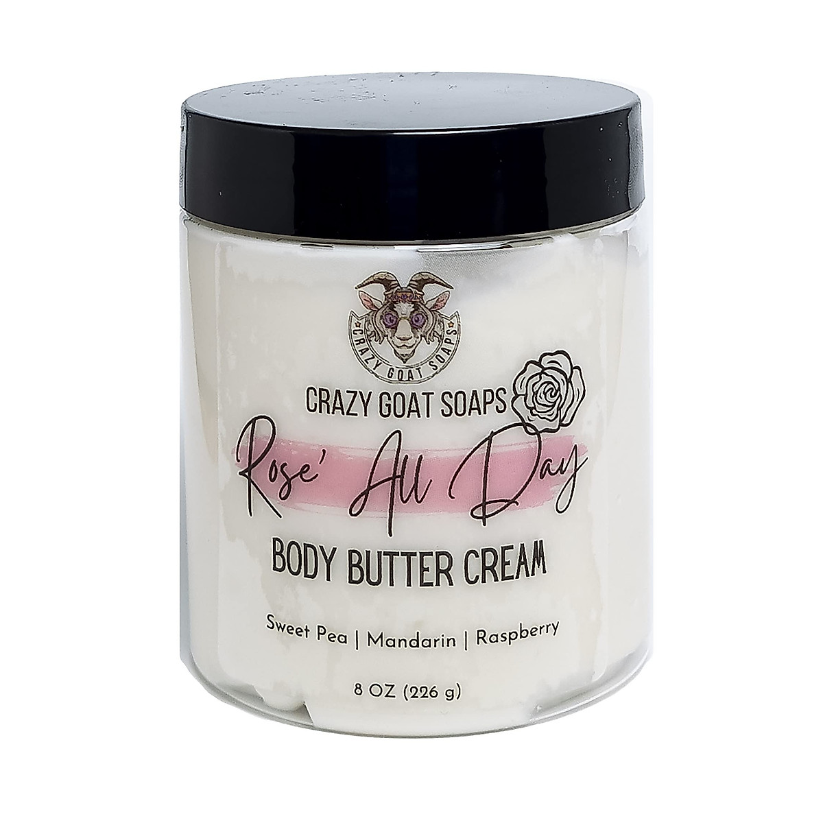 Goat Milk Clay Gift Set | Rosé All Day | Organic Shea, Cocoa & Aloe Butter | Dry and Sensitive Skin Gift Set | Soothing Clay Shave Butter | Clay Whipped Soap | Body Butter