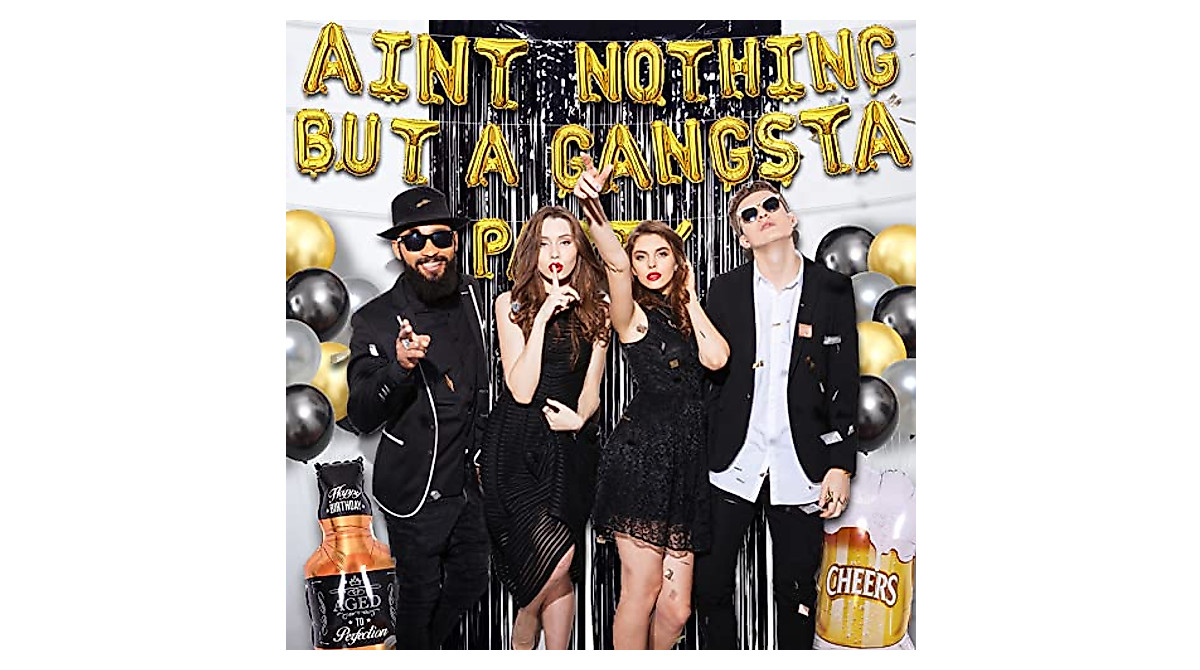 90s Gangster Party Decorations - Cholo & Hip Hop Theme Kit