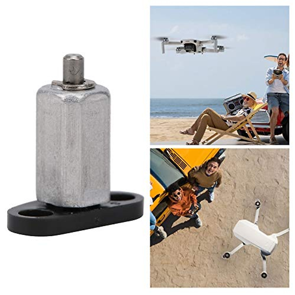 VGEBY Metal Front Arm Shaft Repair Spare Parts, Metal Durable Front Arm Axis Quadcopters & Multirotors for Mini 2 Drone (Silver) Remote & App Controlled Vehicles